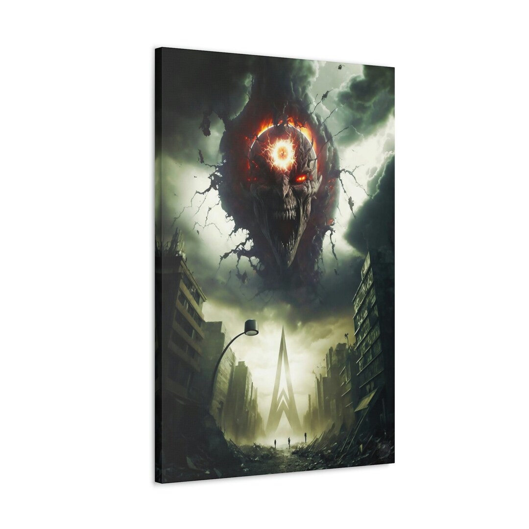 Apocalyptic Visions Art #001. (wall Decor, Canvas Wall Art, Artwork ...