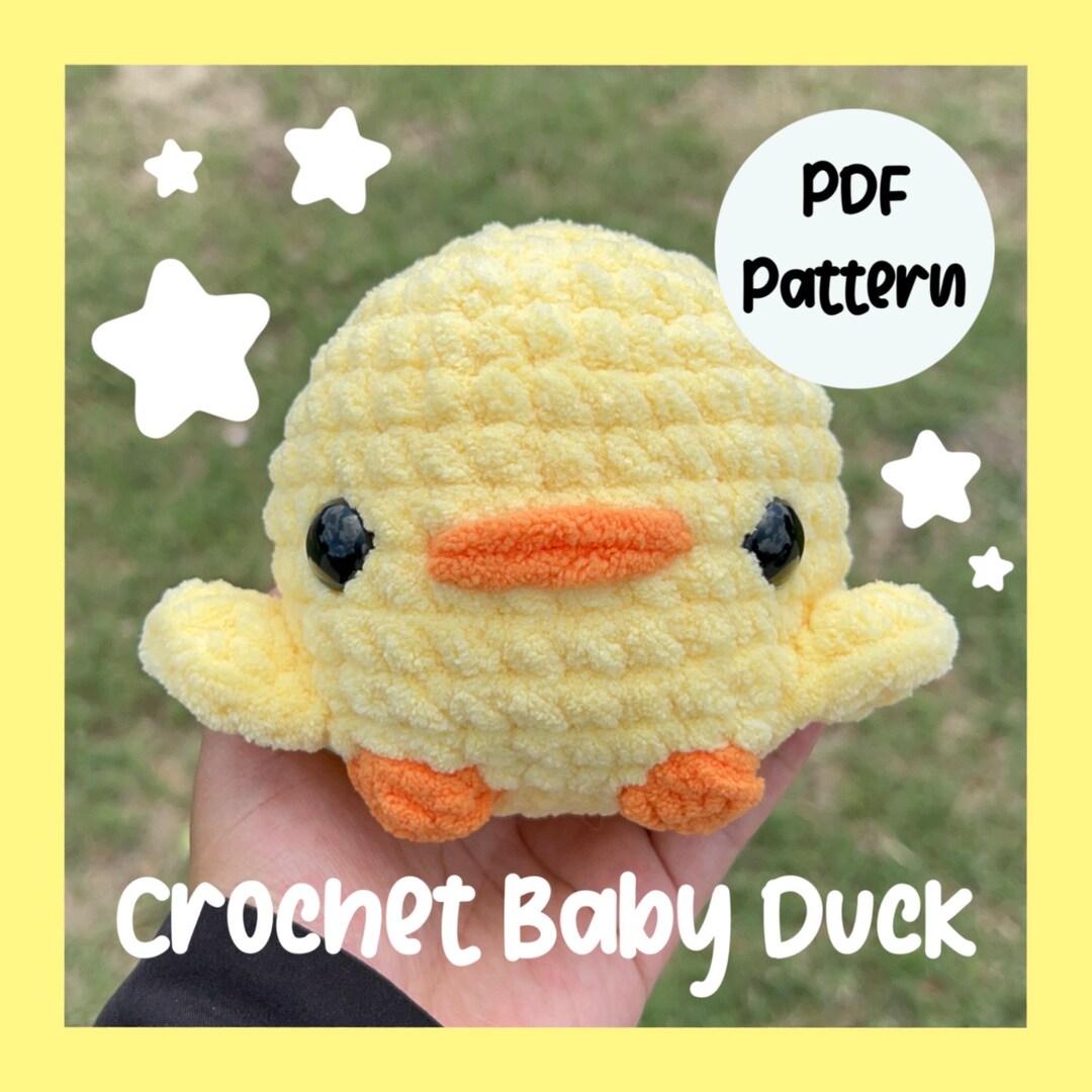 Crochet Baby Duck Plushie PDF Pattern - Etsy