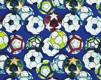Flannel Soccer Fabric - Etsy