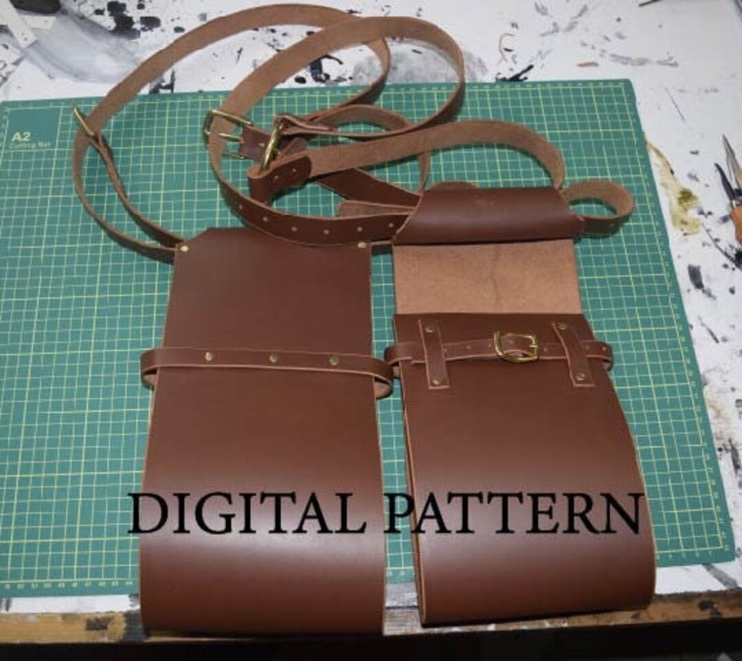 Leather Suspender Book Holster Pattern Digital Download - Etsy