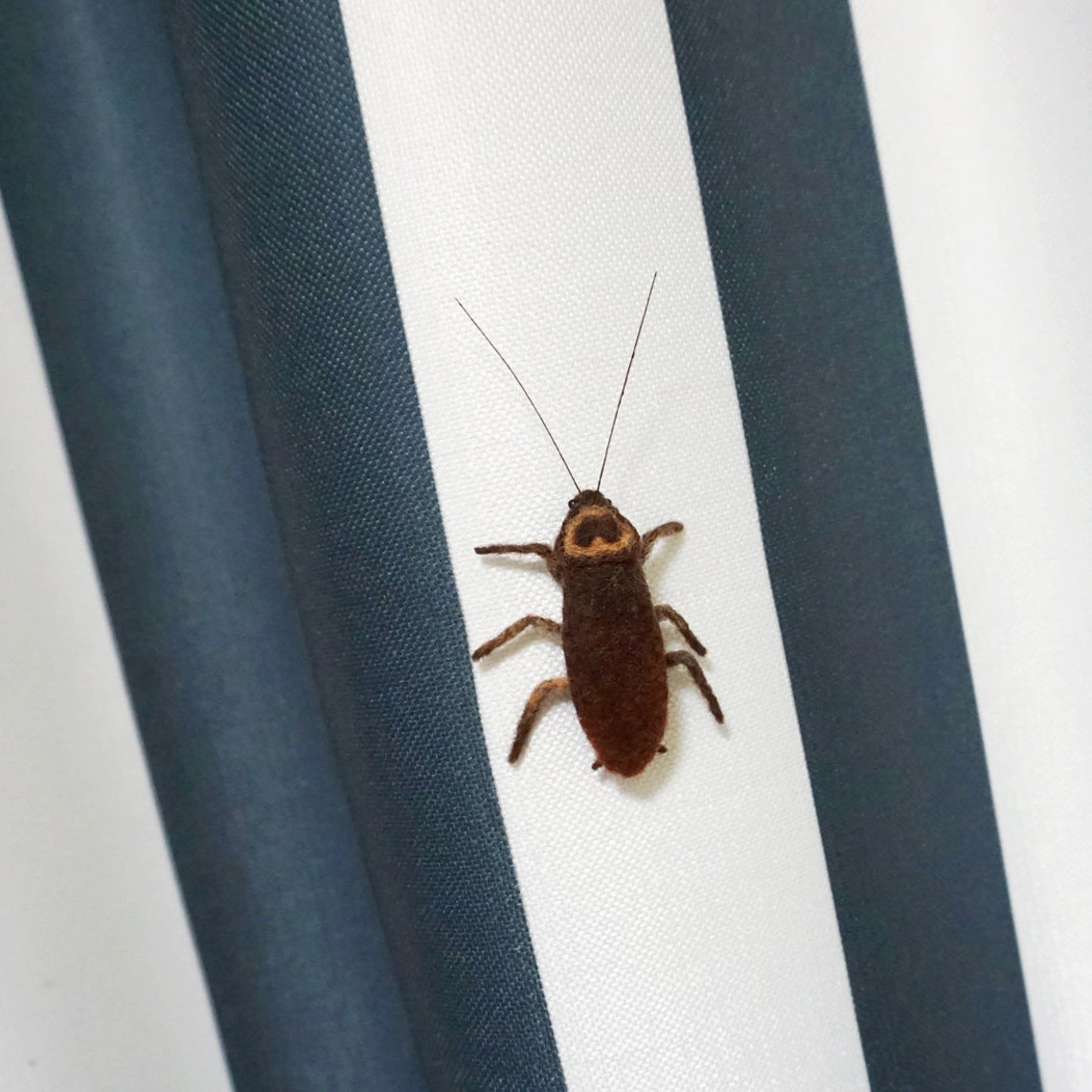 Needle Felt Cockroach Brooch Pin Fridge Magnet Hairpin | Etsy