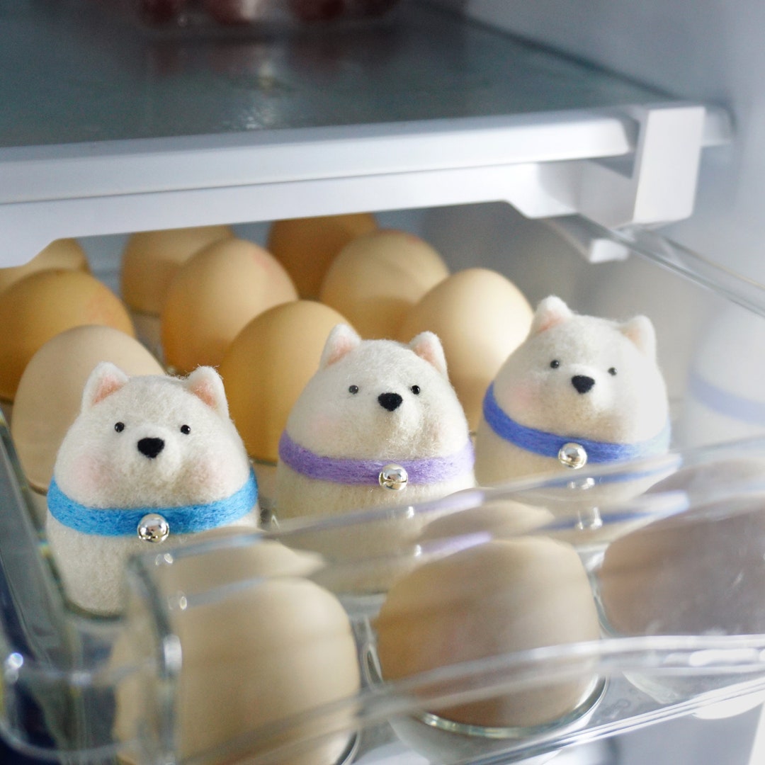 Needle Felted Samoyed Dog Ornament: Wool Christmas Decoration - Etsy