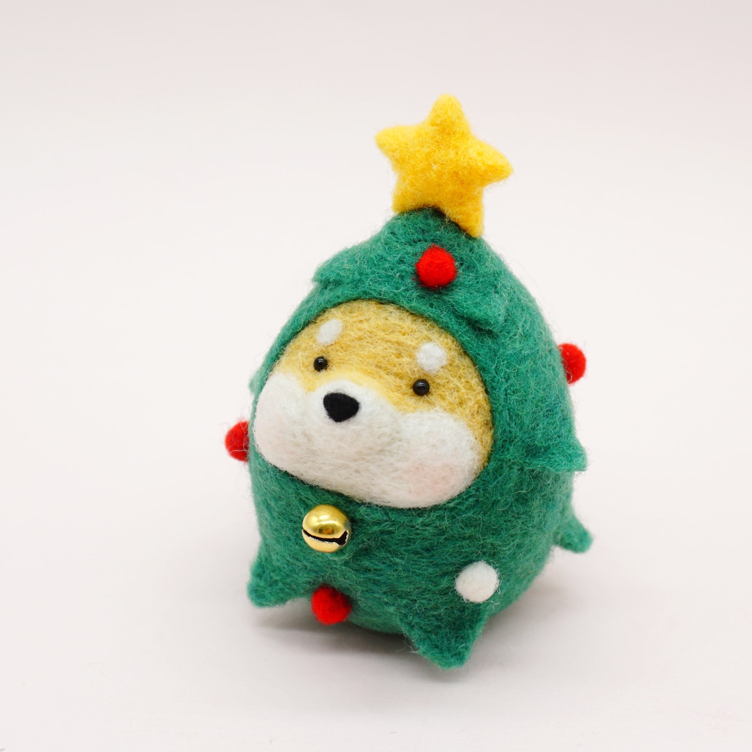 Christmas Ornament Felting Shiba Inu, Samoyed Gifts for Dog Lovers ...