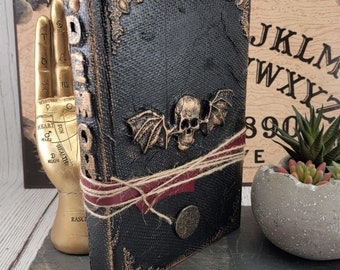 Scary Magic Book Prop, Gothic Decor, Witchy Decor, Halloween Books ...