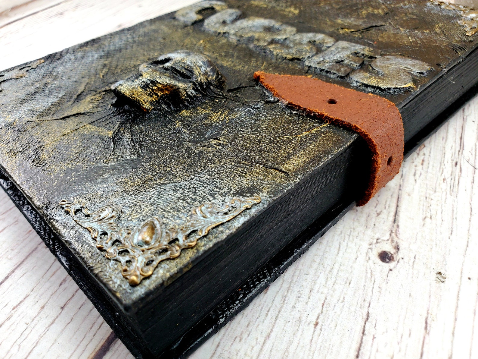 Scary Curses Book Prop, Gothic Decor, Witchy Decor, Halloween Books ...