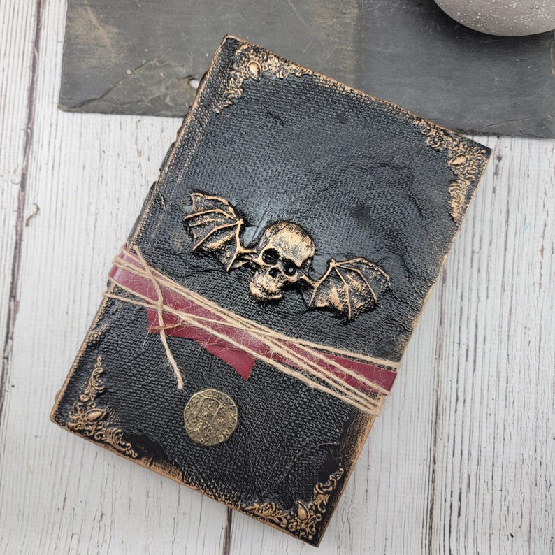 Scary Demons Book Prop, Gothic Decor, Witchy Decor, Halloween Books ...