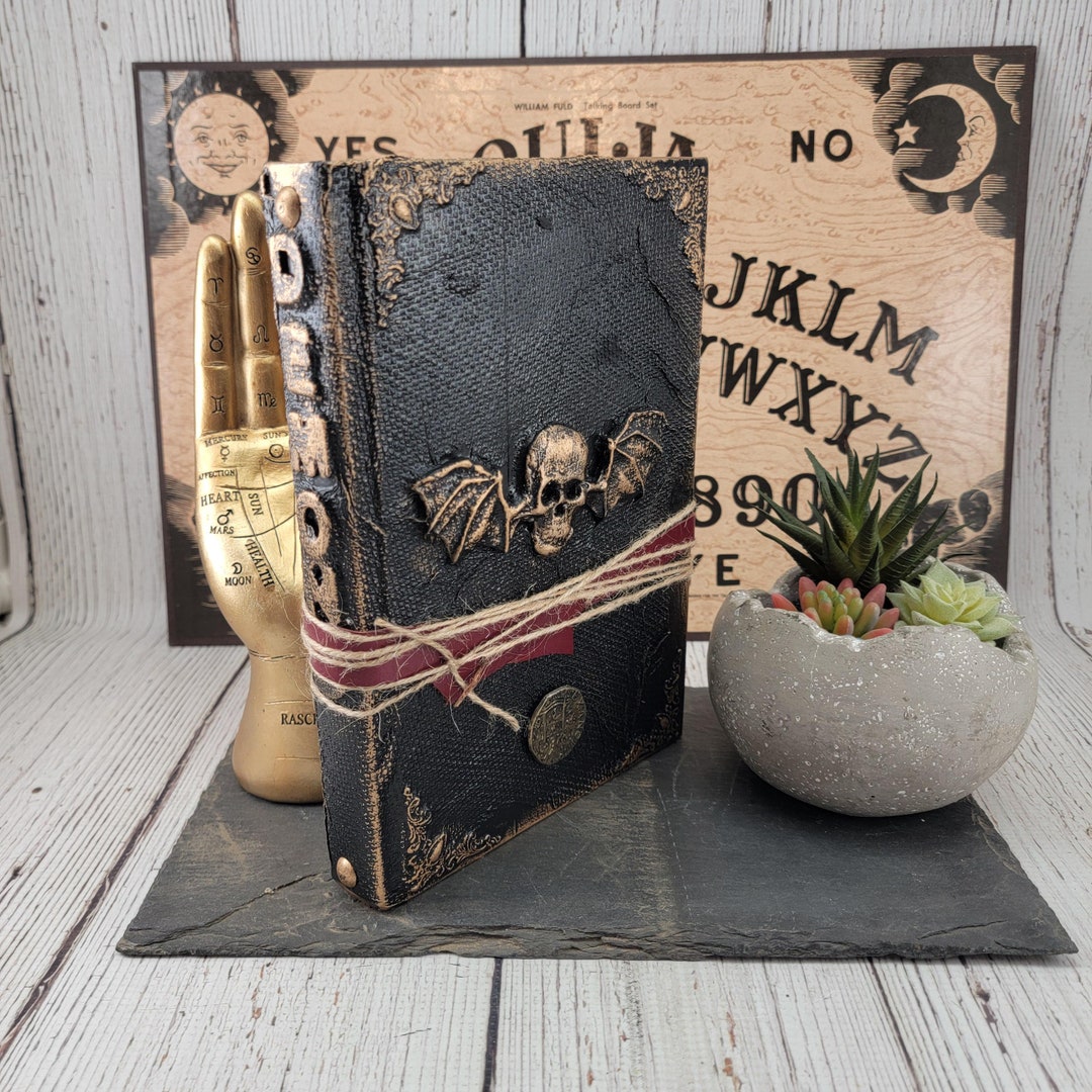 Scary Demons Book Prop, Gothic Decor, Witchy Decor, Halloween Books ...