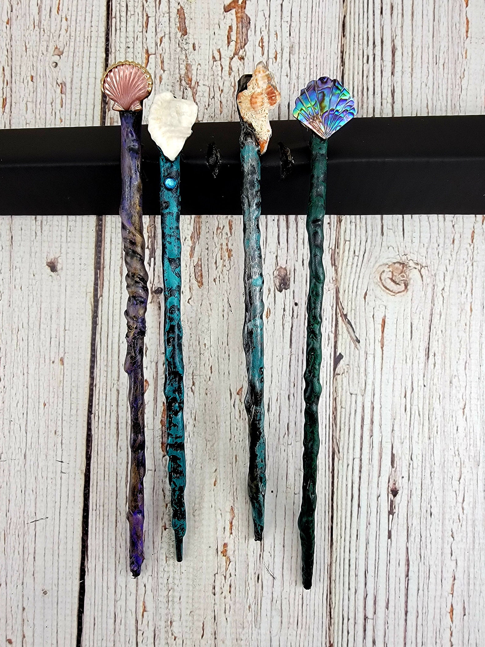 Beach Wand Seashell Wands Under the Sea Favor Ocean Wand - Etsy