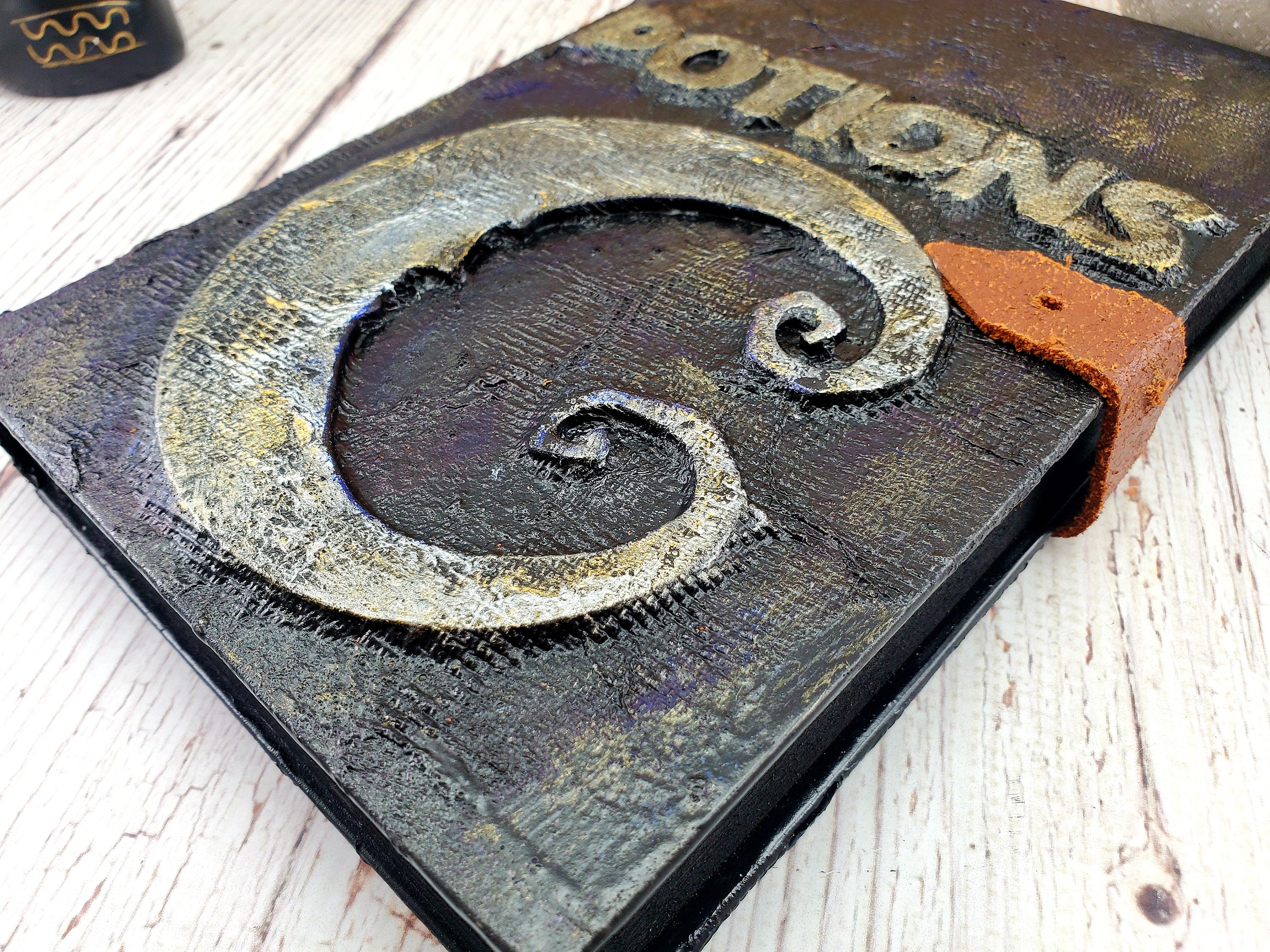 Scary Potions Book Prop, Gothic Decor, Witchy Decor, Halloween Books ...