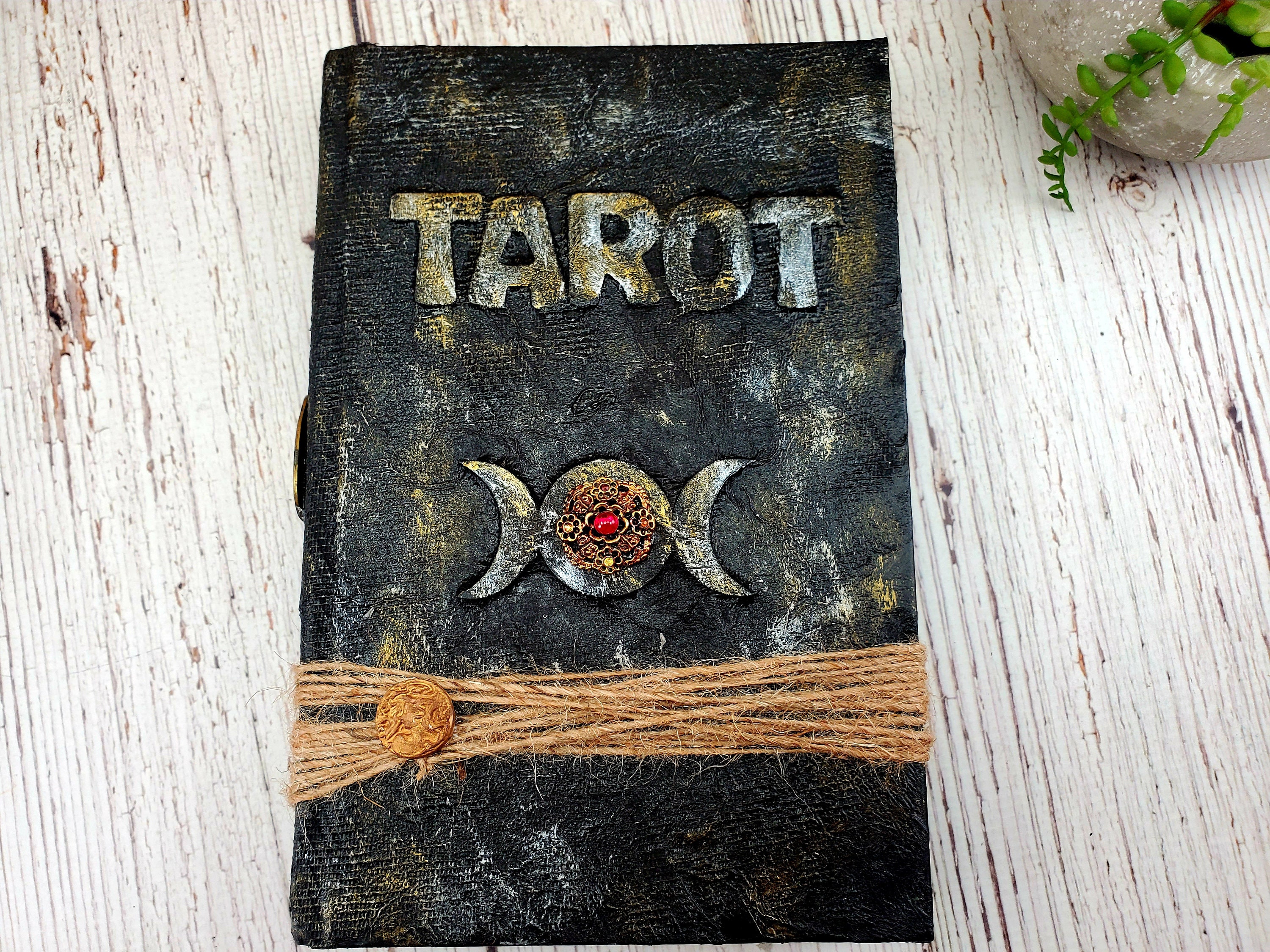 Scary Spells Book Prop, Gothic Decor, Witchy Decor, Halloween Books ...