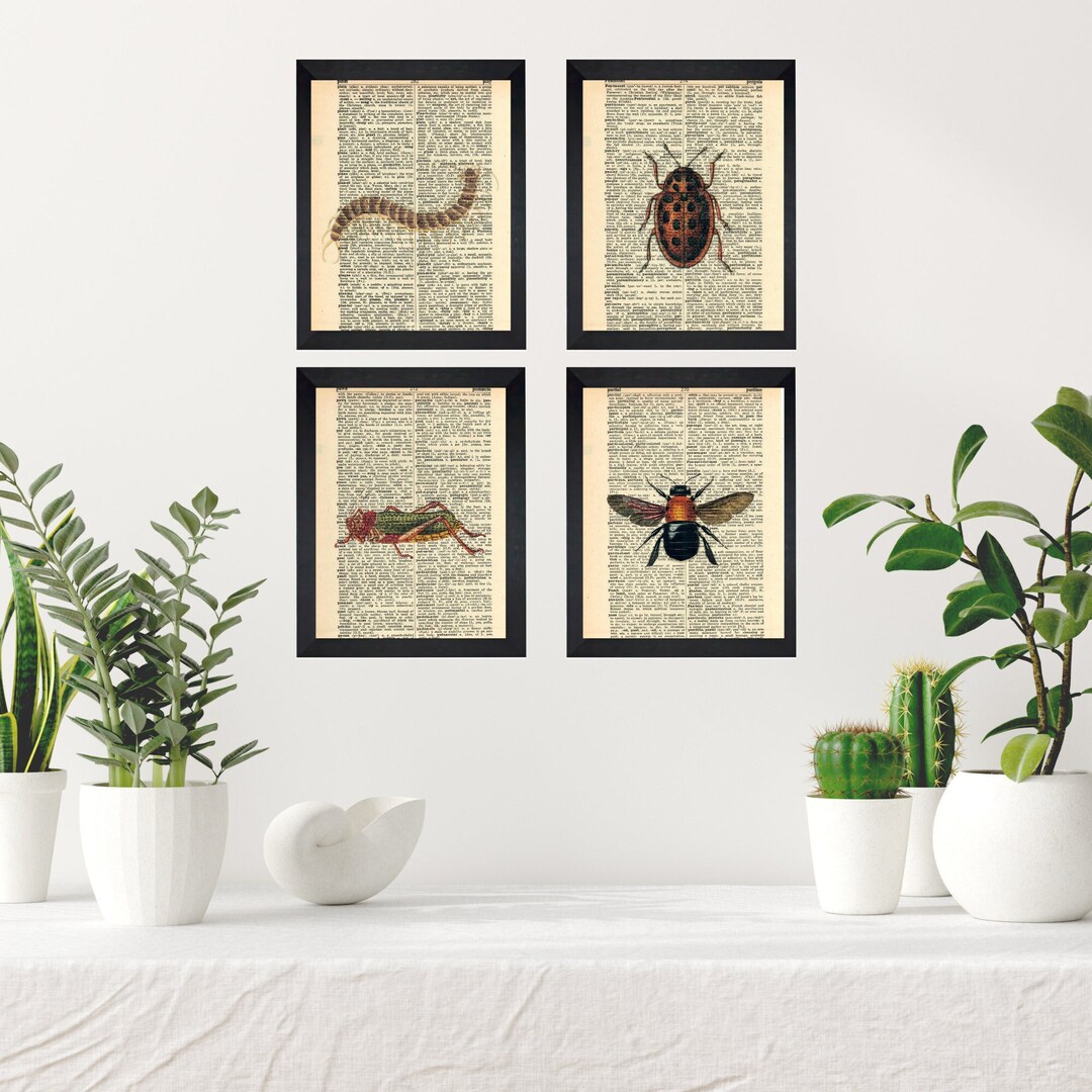 Bugs Dictionary Print, Bugs Wall Art, Bugs Art Print, Bugs Print, Bugs ...