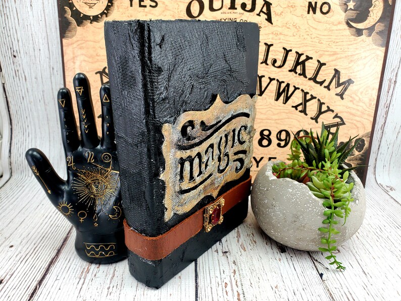 Scary Magic Book Prop Gothic Decor Witchy Decor Halloween - Etsy