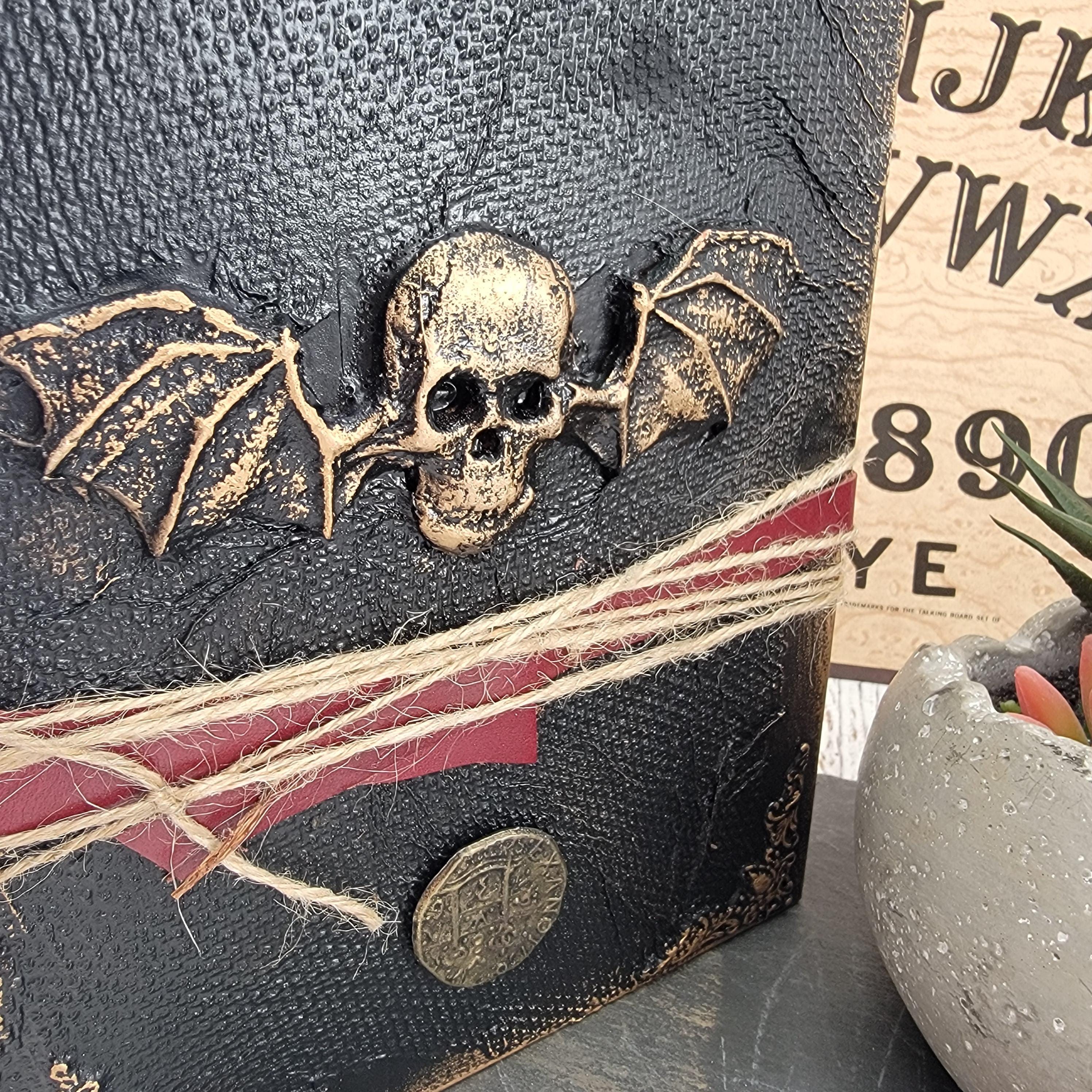 Scary Demons Book Prop, Gothic Decor, Witchy Decor, Halloween Books ...