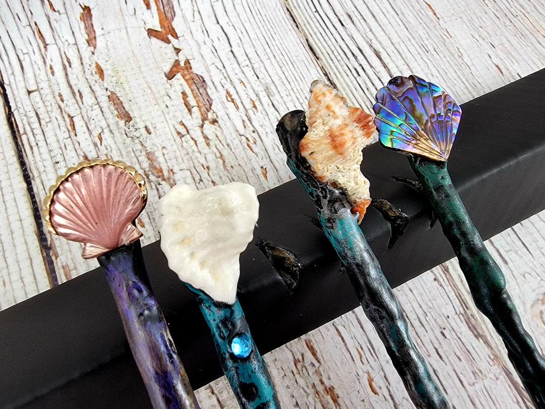 Beach Wand Seashell Wands Under the Sea Favor Ocean Wand - Etsy