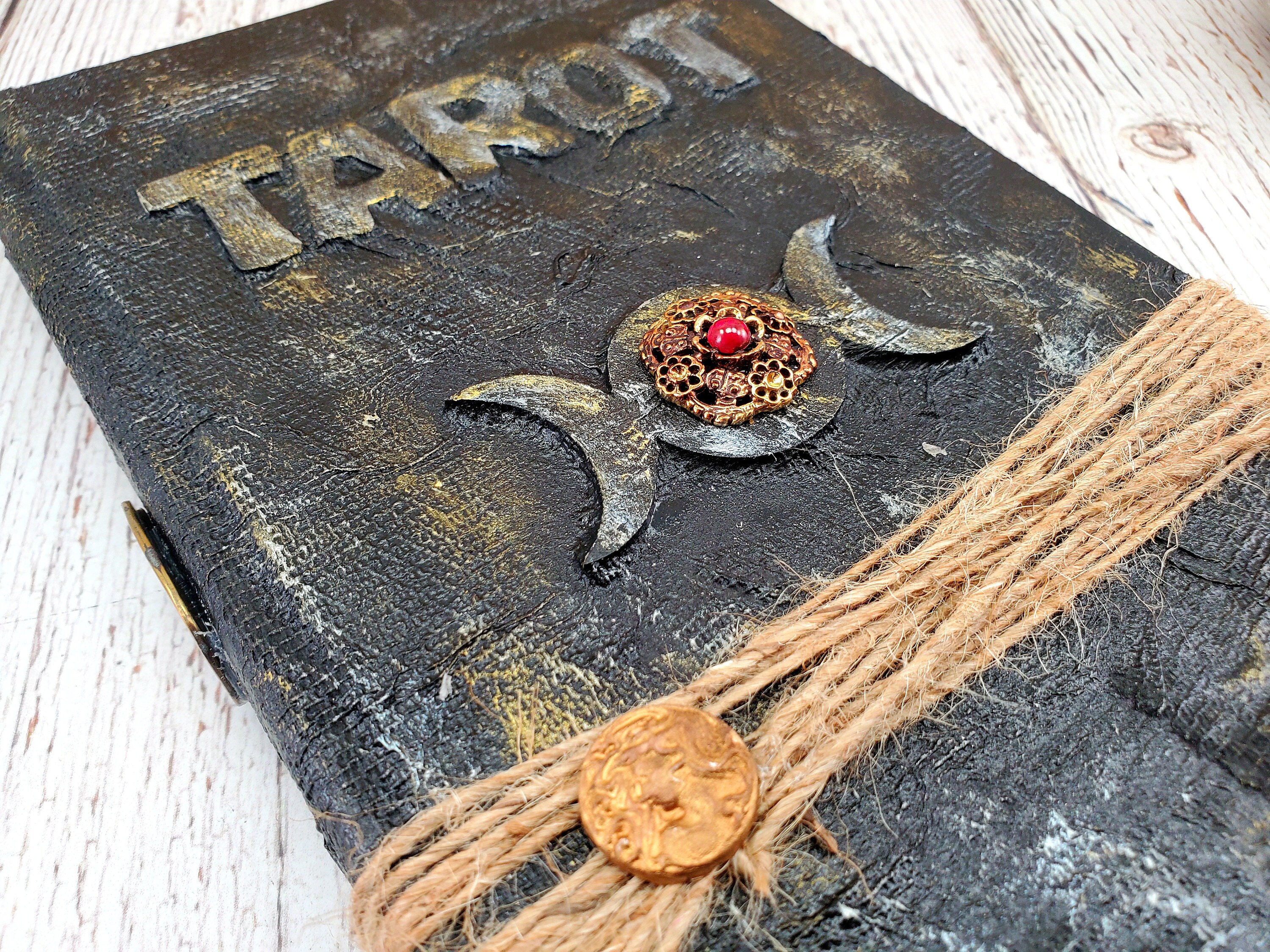 Scary Spells Book Prop, Gothic Decor, Witchy Decor, Halloween Books ...