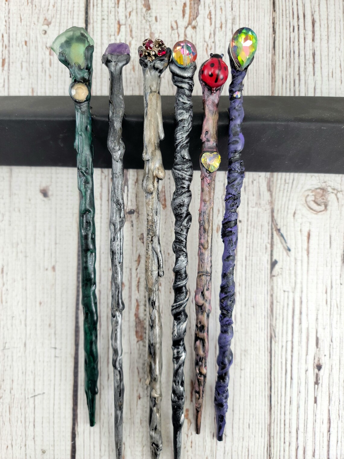 Amethyst Wand, Magical Wands,magic Wand, Wand Prop, Jewel Magic Wand, Cosplay Prop, Costume ...