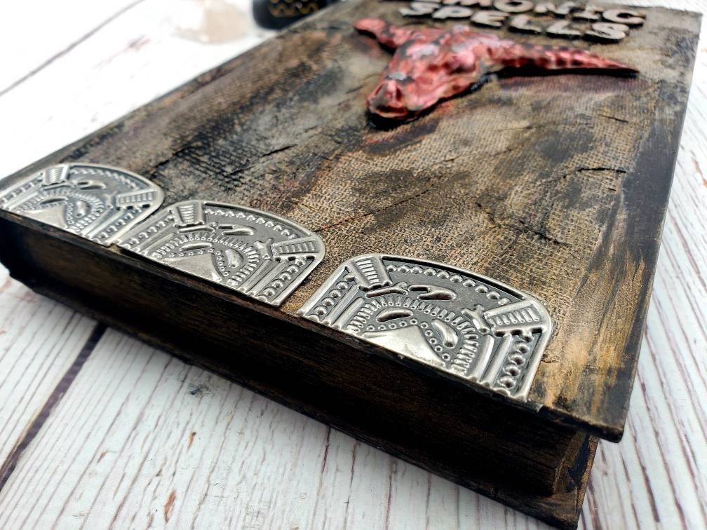 Demonic Spells Book Prop Gothic Decor Witchy Decor | Etsy