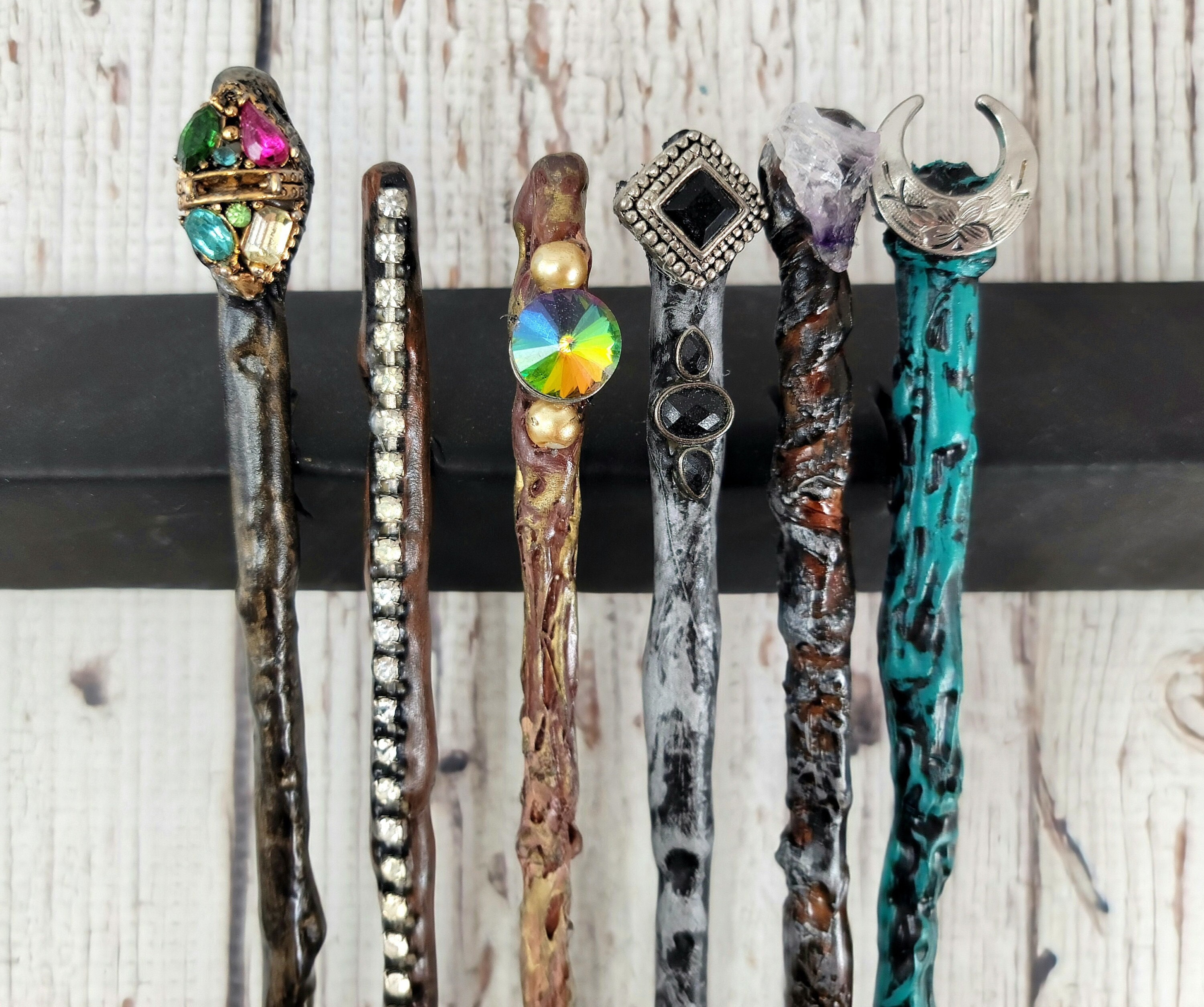 Amethyst Wand, Magical Wands,magic Wand, Wand Prop, Jewel Magic Wand, Cosplay Prop, Costume ...