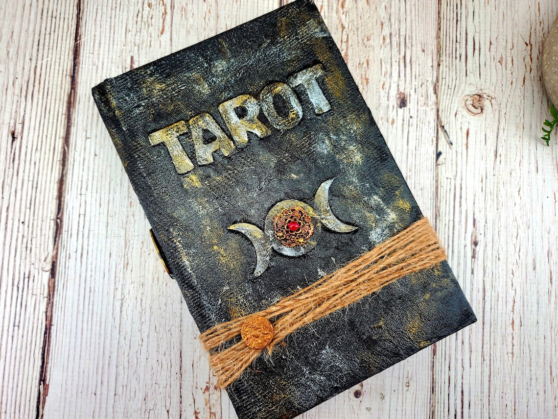 Scary Spells Book Prop, Gothic Decor, Witchy Decor, Halloween Books ...