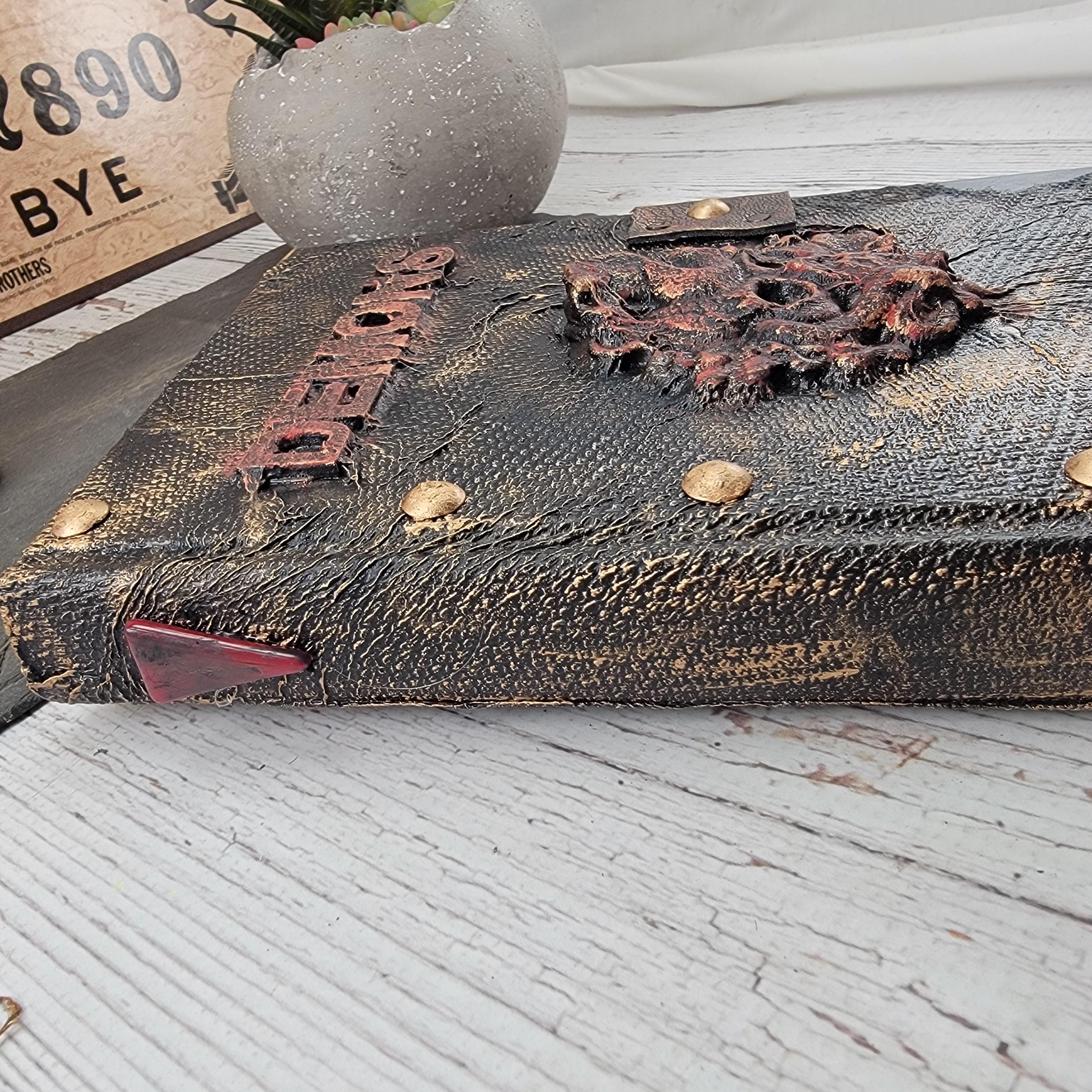 Scary Demons Book Prop, Gothic Decor, Witchy Decor, Halloween Books ...