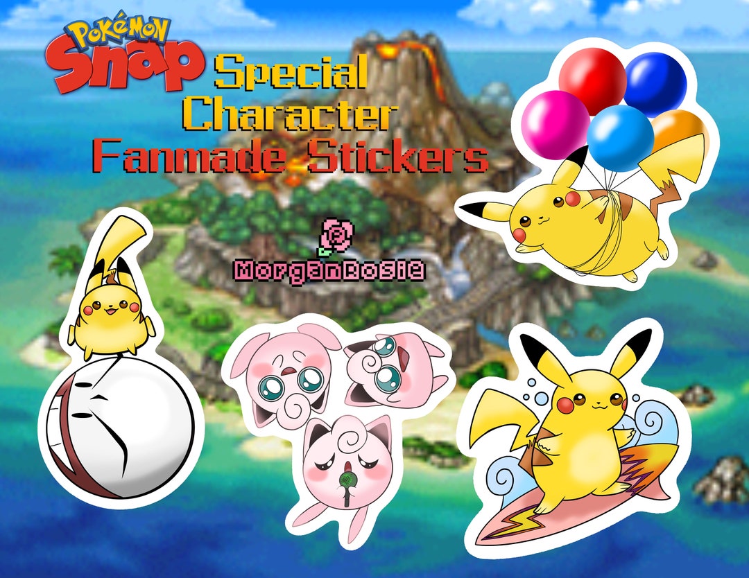 Pokemon Snap Special Pics Inspired Stickers - Etsy