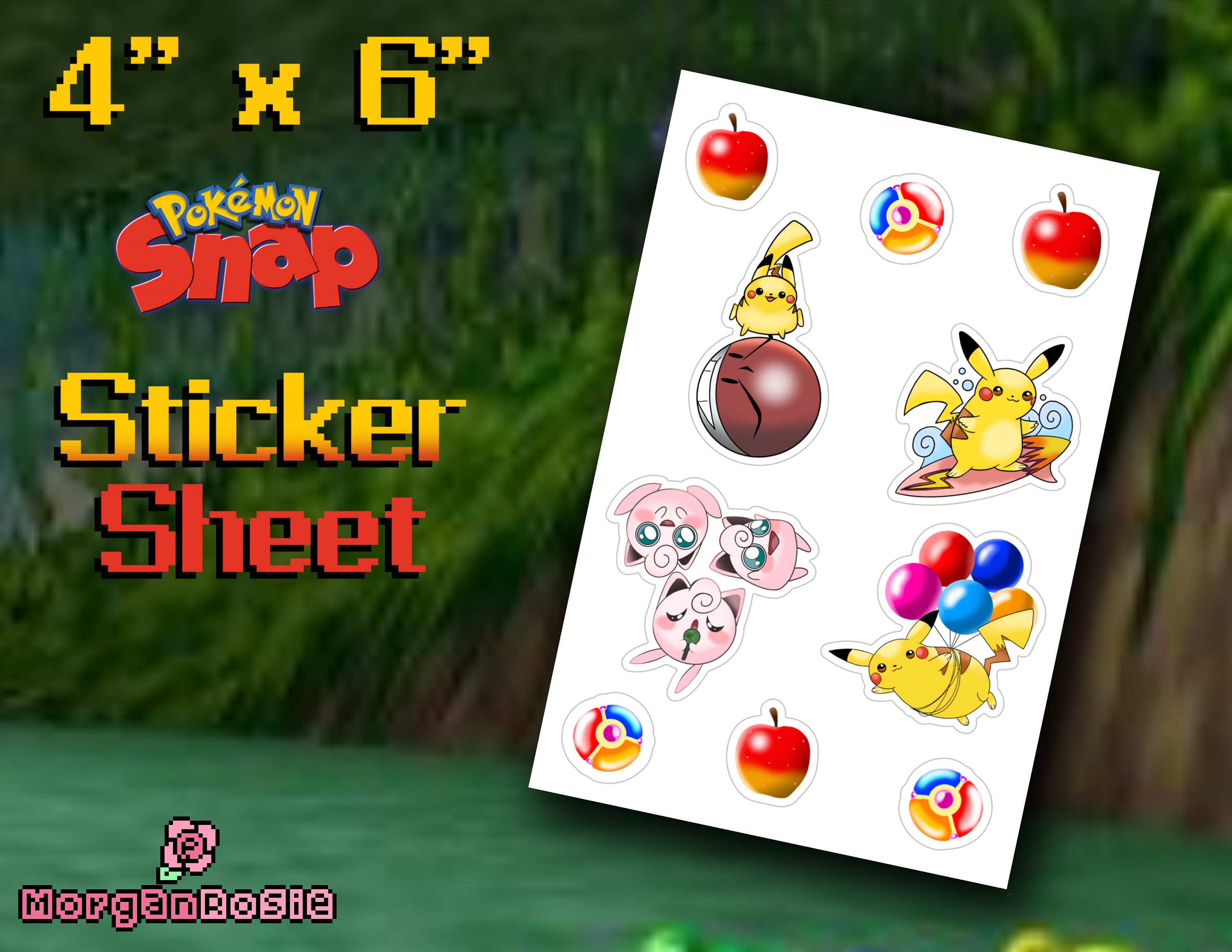 Pokemon Snap Special Pics Inspired Stickers - Etsy
