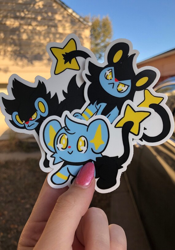 Shinx Evolution Line Inspired Stickers - Etsy