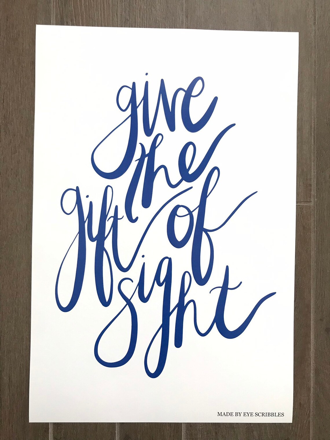 Gift of Sight Wall Decor Optometry Art Optometrist Office - Etsy