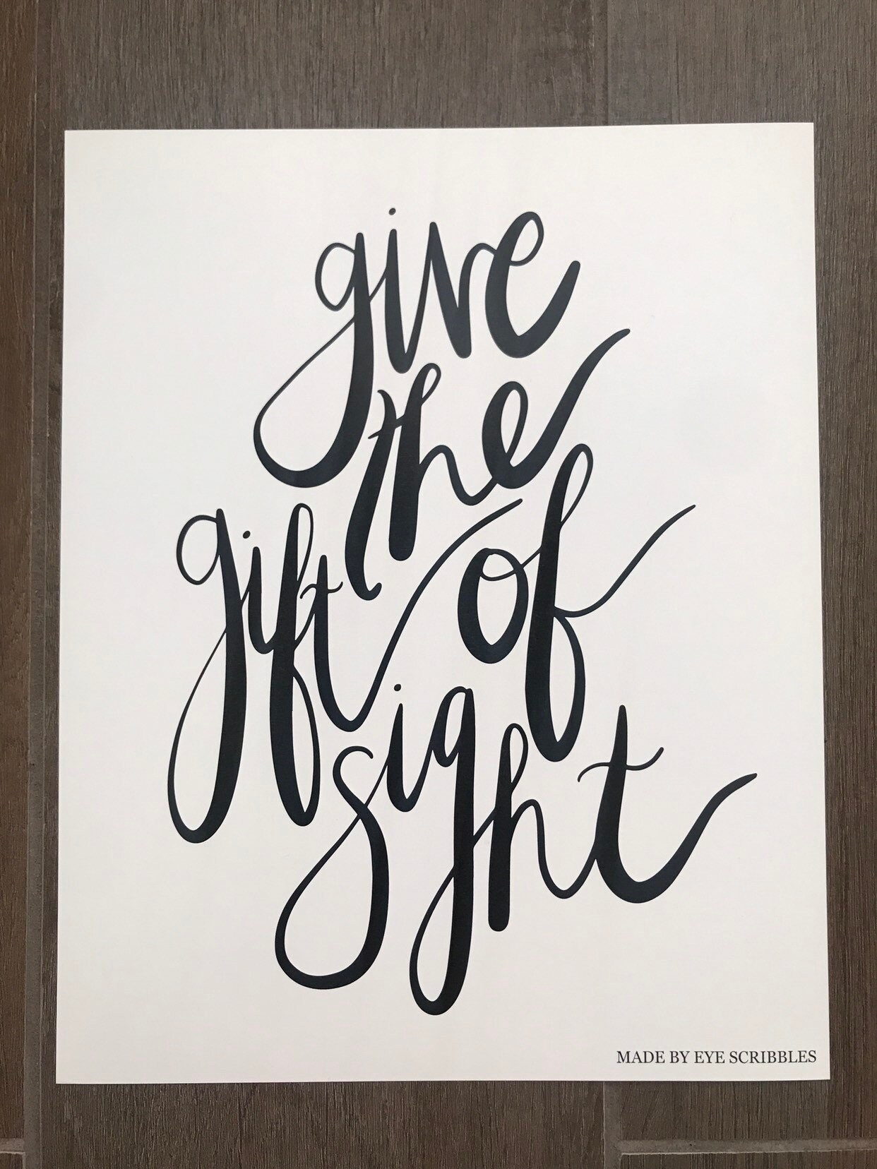 Gift of Sight Wall Decor Optometry Art Optometrist Office - Etsy