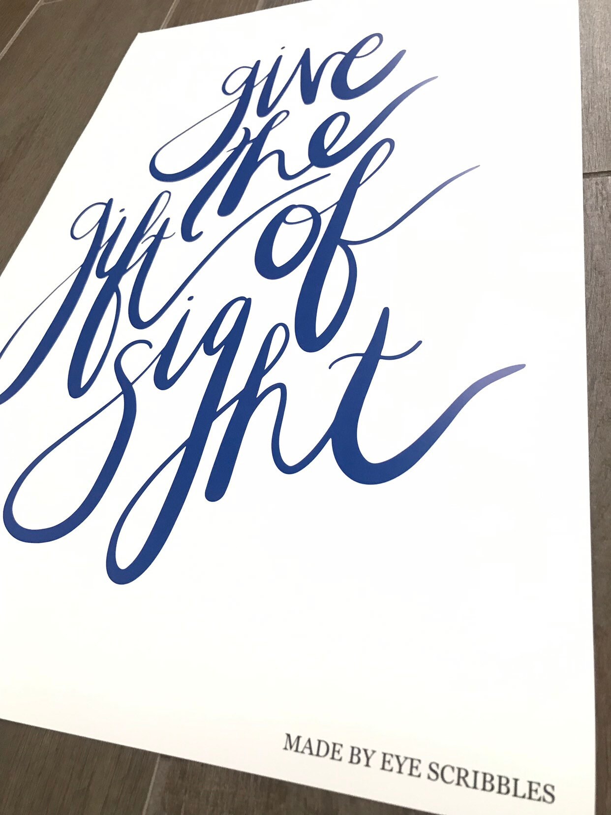 Gift of Sight Wall Decor Optometry Art Optometrist Office - Etsy