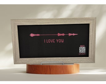 Voice Recording Gifts With QR Code, Sound Wave Gifts With QR Code ...