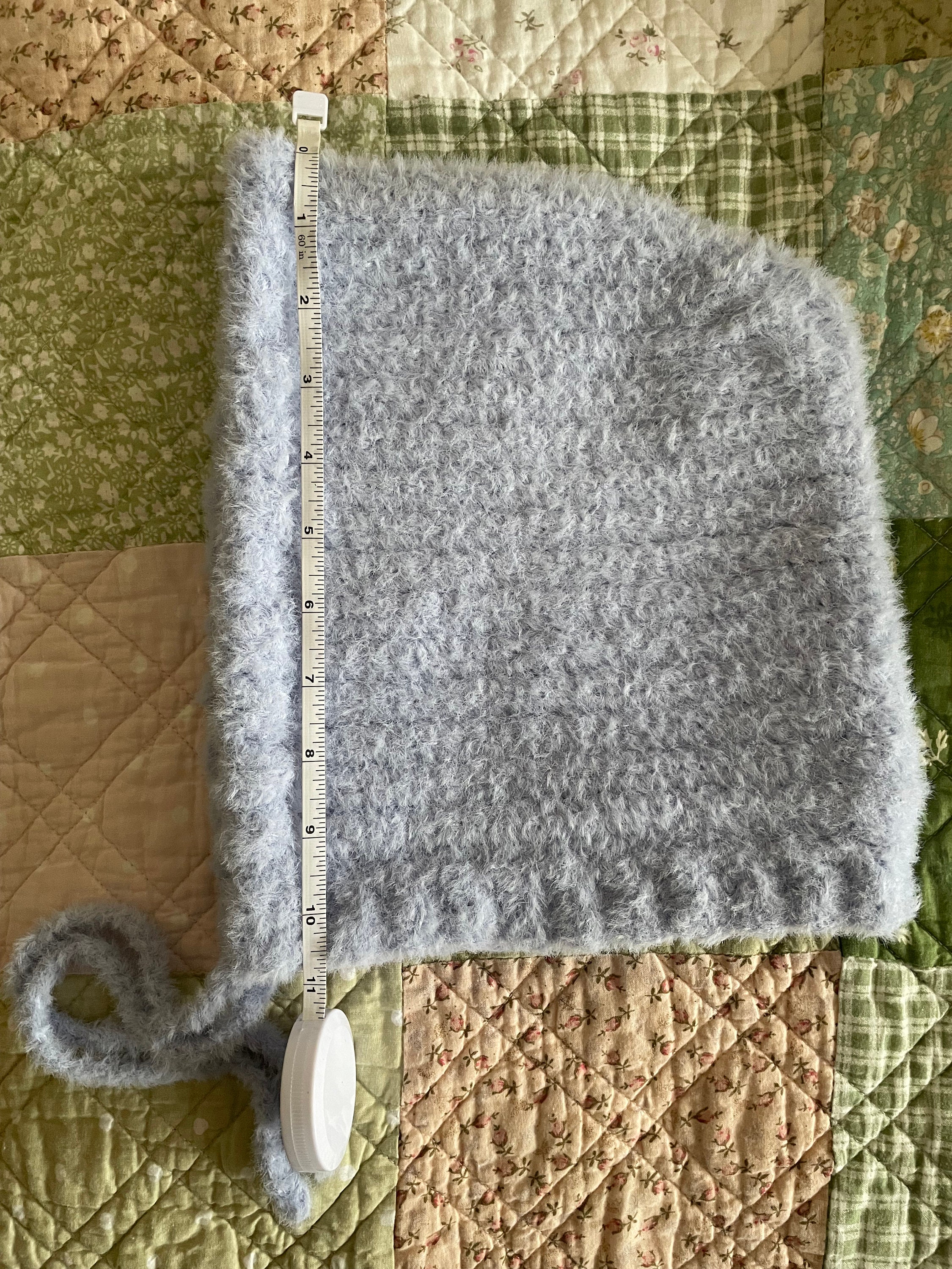 Fuzzy Crochet Bonnet - Etsy