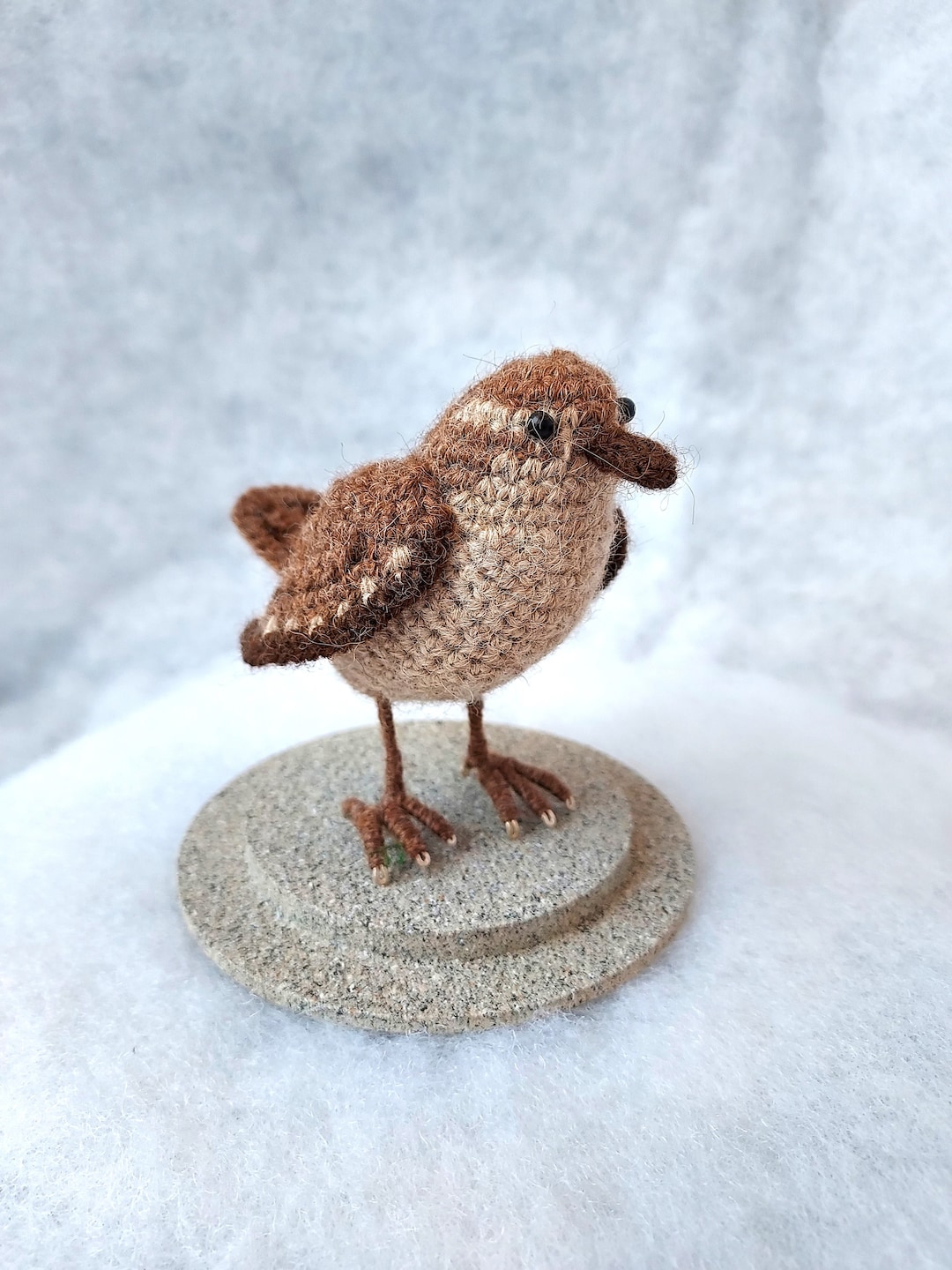 Crochet WREN Amigurumi, Crochet Sparrow, Bird Lovers Gift, British ...