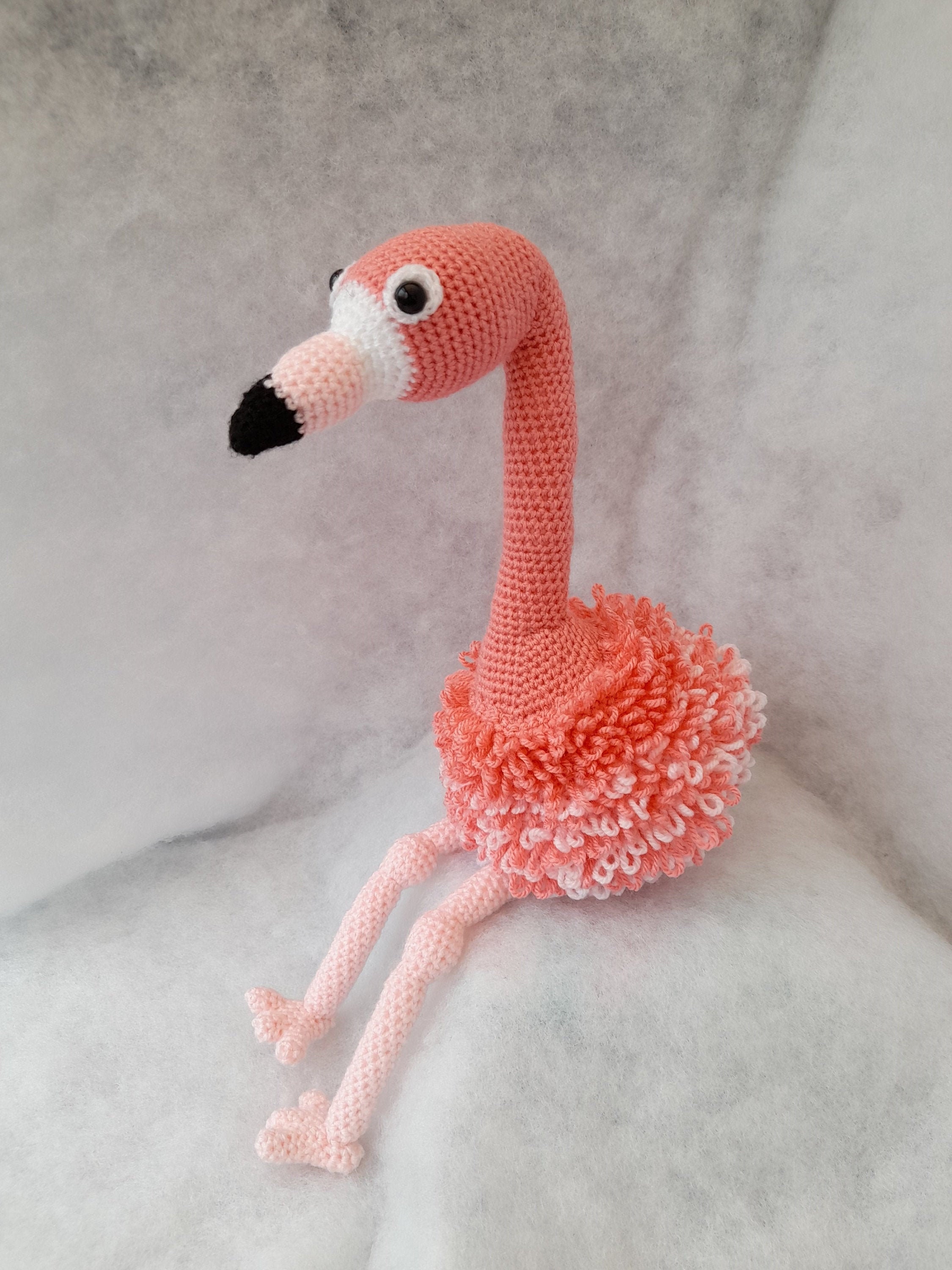 Crochet FLAMINGO Amigurumi Pink Flamingo Crochet Soft Toy | Etsy