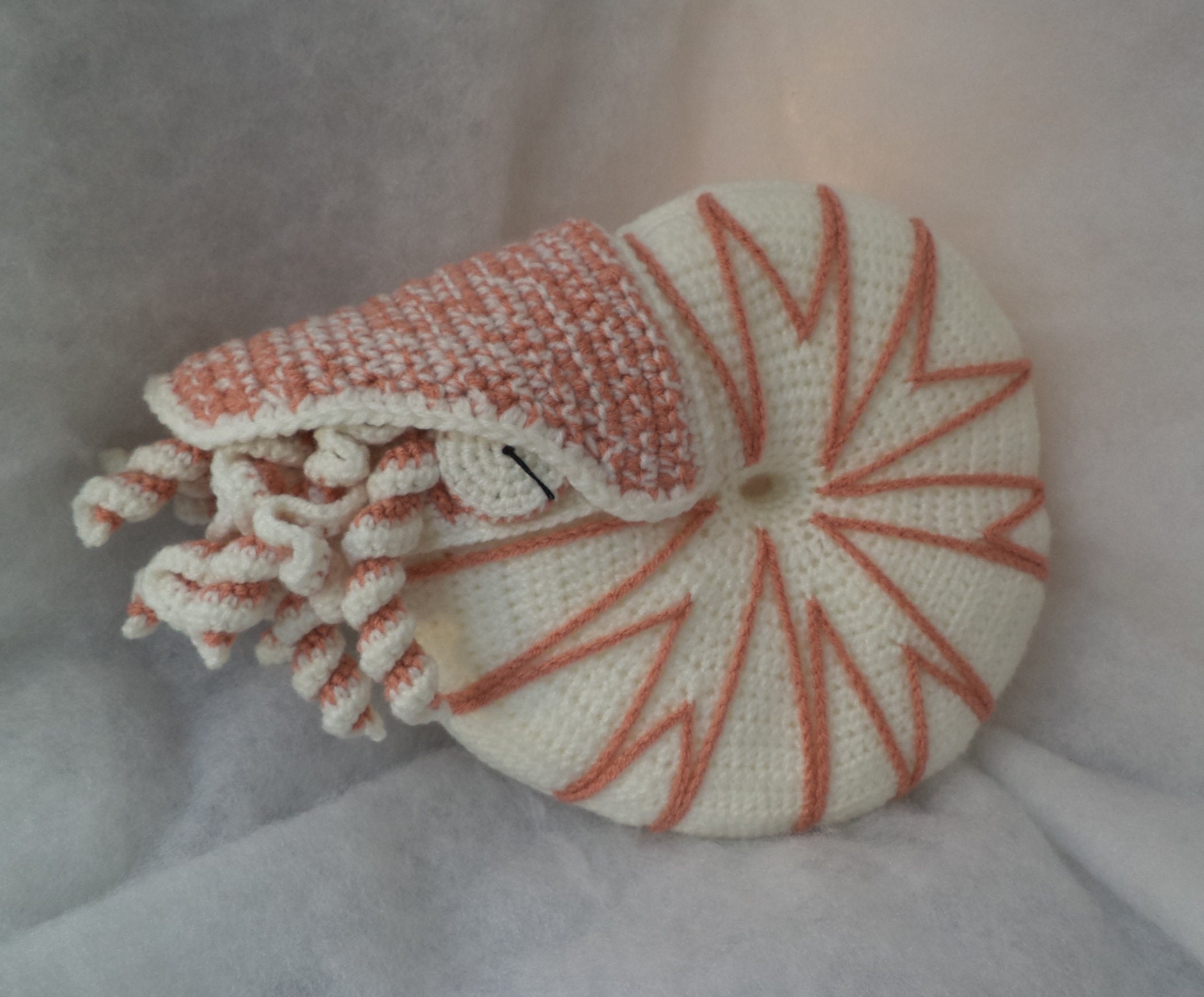 Crochet NAUTILUS Shell Amigurumi Nautilus Plush Crochet Sea | Etsy UK