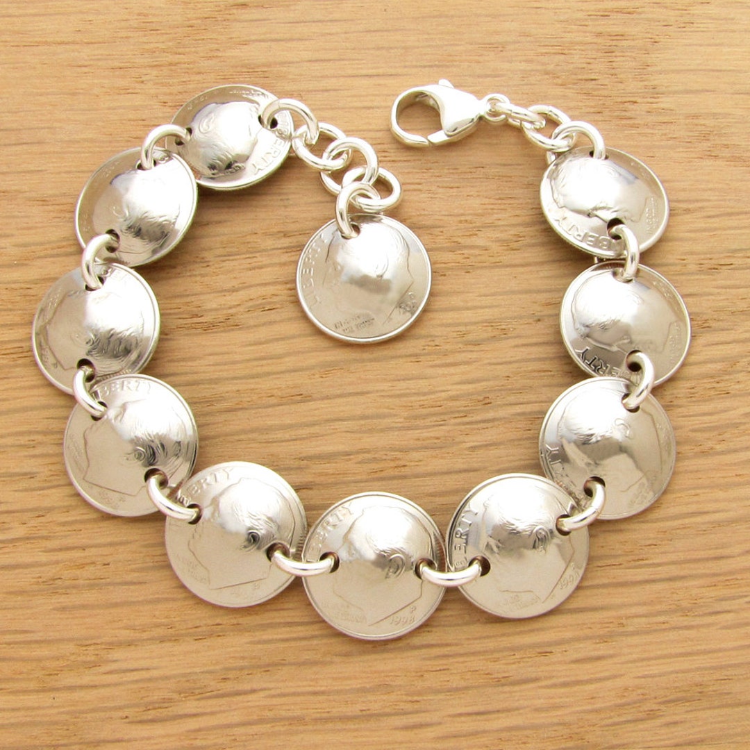 2010 US Dime Bracelet, Celebrating 10 Years, Birthday, Anniversary ...