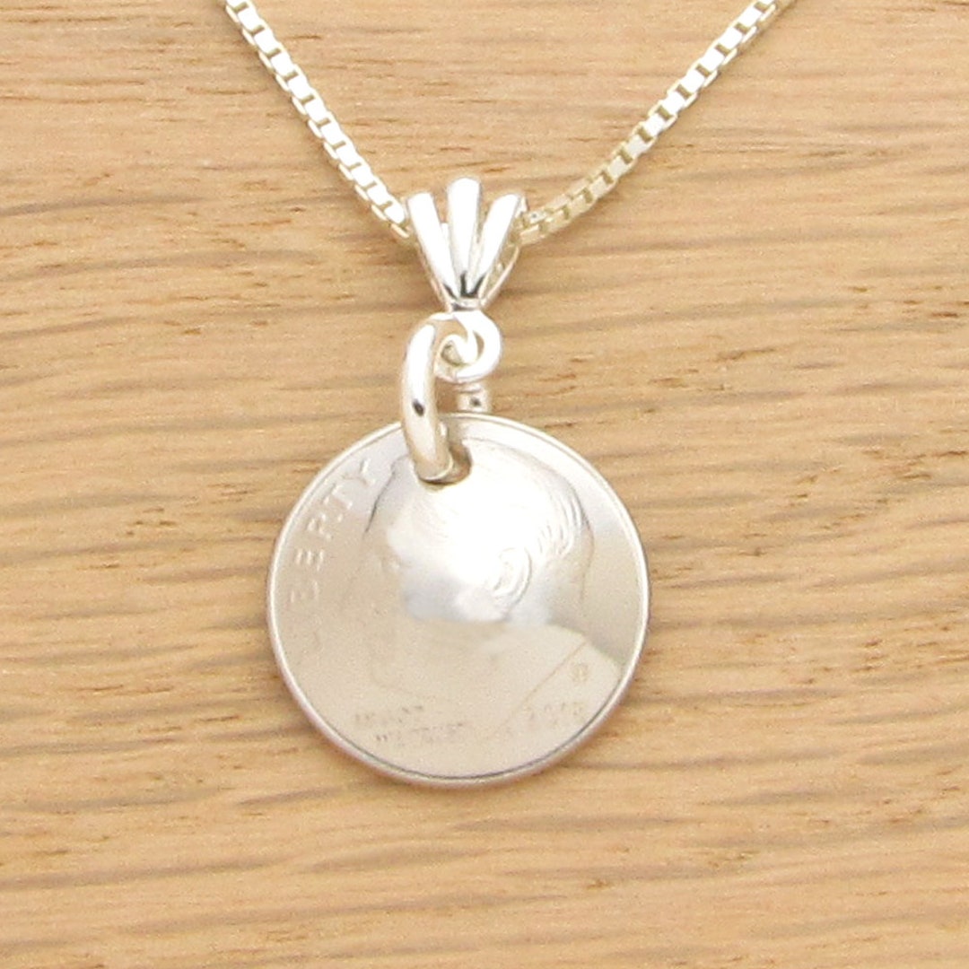 2019 US Dime Necklace - Celebrating Graduation, Wedding or New Baby ...