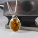 Amber Yin Yang Necklace Sterling Silver - Etsy