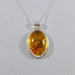 Amber Yin Yang Necklace, Sterling Silver - Etsy