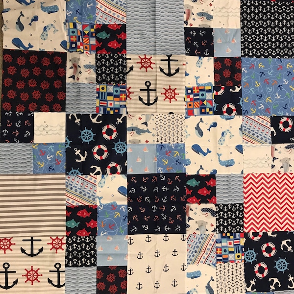 Nautical Quilt - Etsy