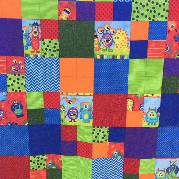 Monster Quilt - Etsy