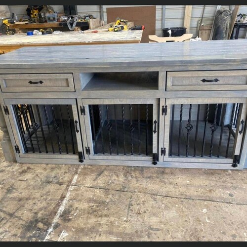 Dog Crate Furniture Personalized Dog Kennel Custom Dog - Etsy