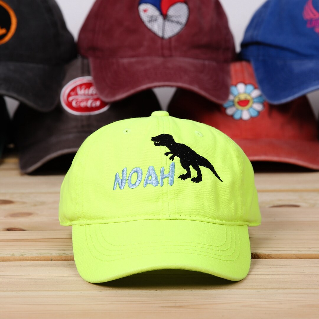 Personalized T-rex Hat Toddler Monogrammed Baseball Cap Kids Vacation ...