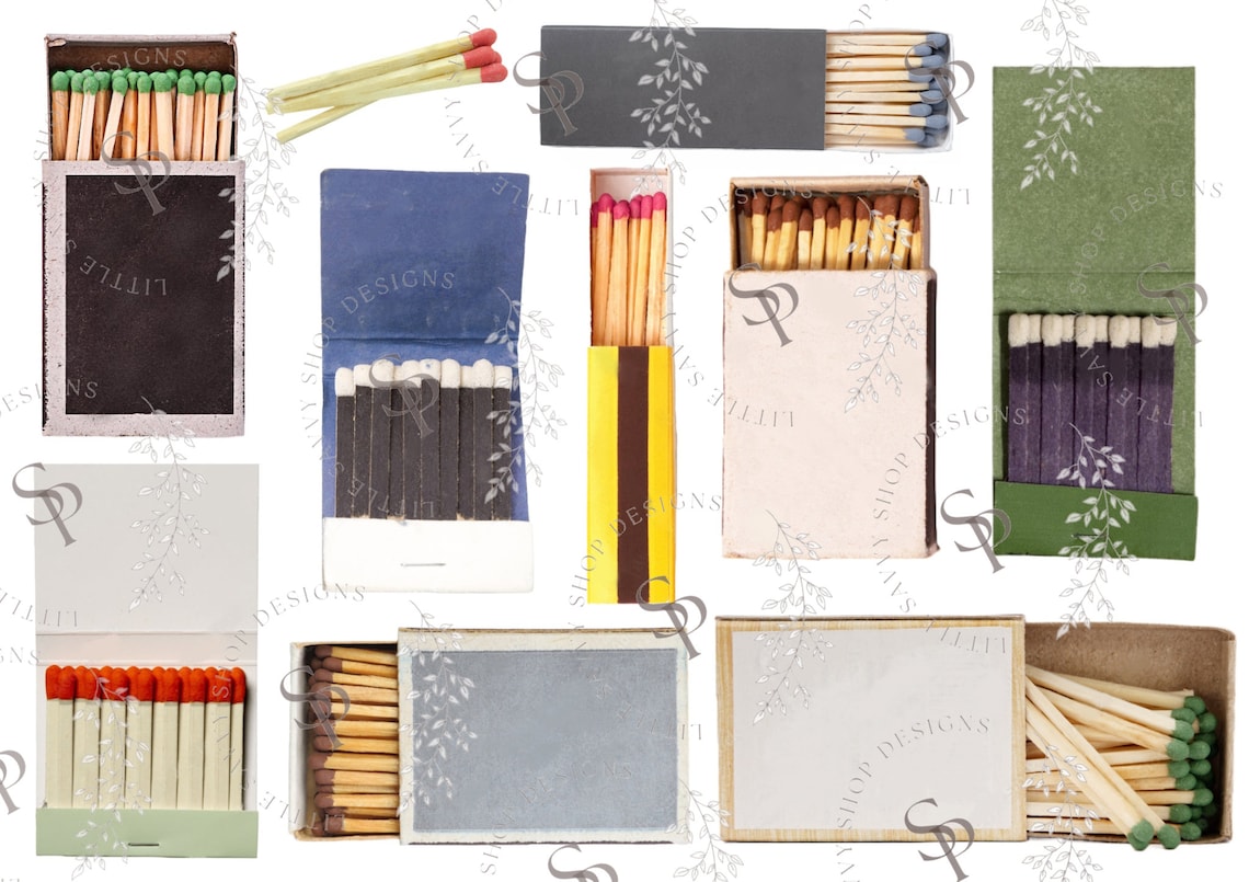 Blank Matchbook Digital Download | Match Images Only | Customizable ...