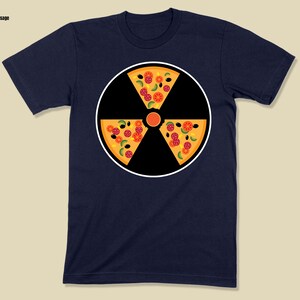 Pizza Hazard Nuclear Warning Sign Funny Digital Art Svg Png Vector for ...