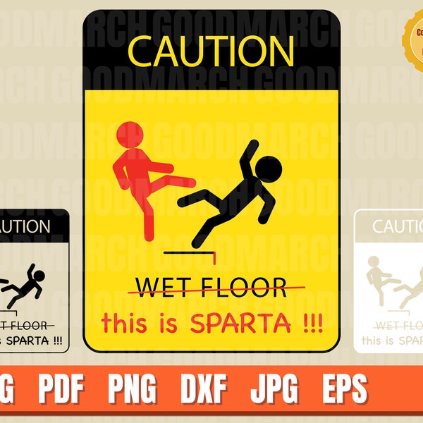 Funny Wet Floor Sign - Etsy