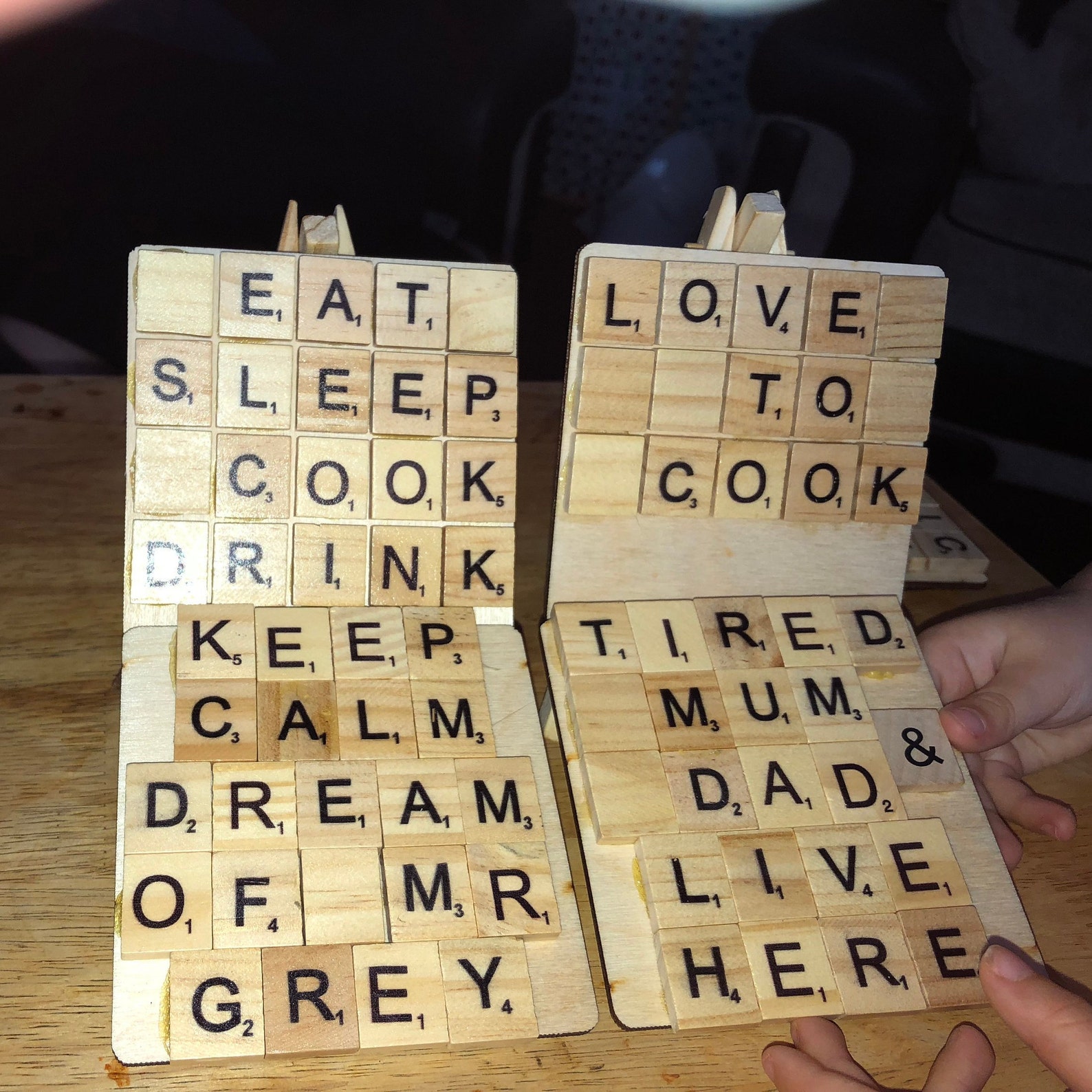 Handmade Personalised Scrabble Fridge Magnets - Etsy