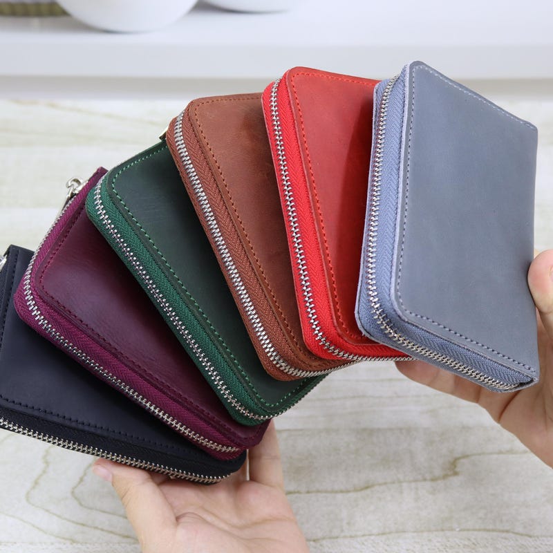 Small Red Wallet for Women - Etsy