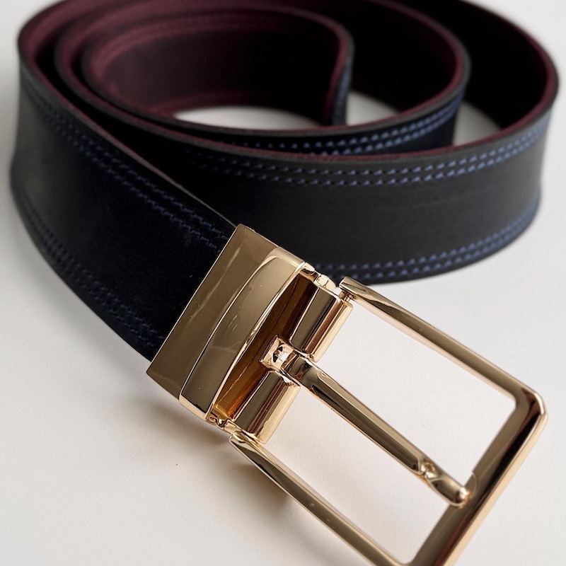 Pink Leather Belt Gold - Etsy