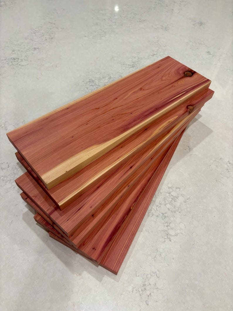 Aromatic Eastern Red Cedar Craft Boards - 6 Pack, CNC & Engraving, 18 ...